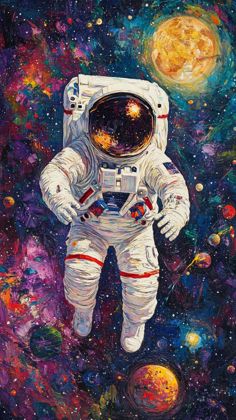 Astronauts Art Wallpaper Download Black And Purple Aesthetic Astronaut